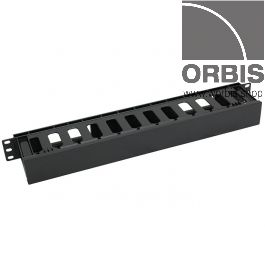 1U Plastic Single Sided Horizontal Cable Manager